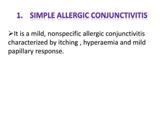 Allergic conjunctivitis | PPTX