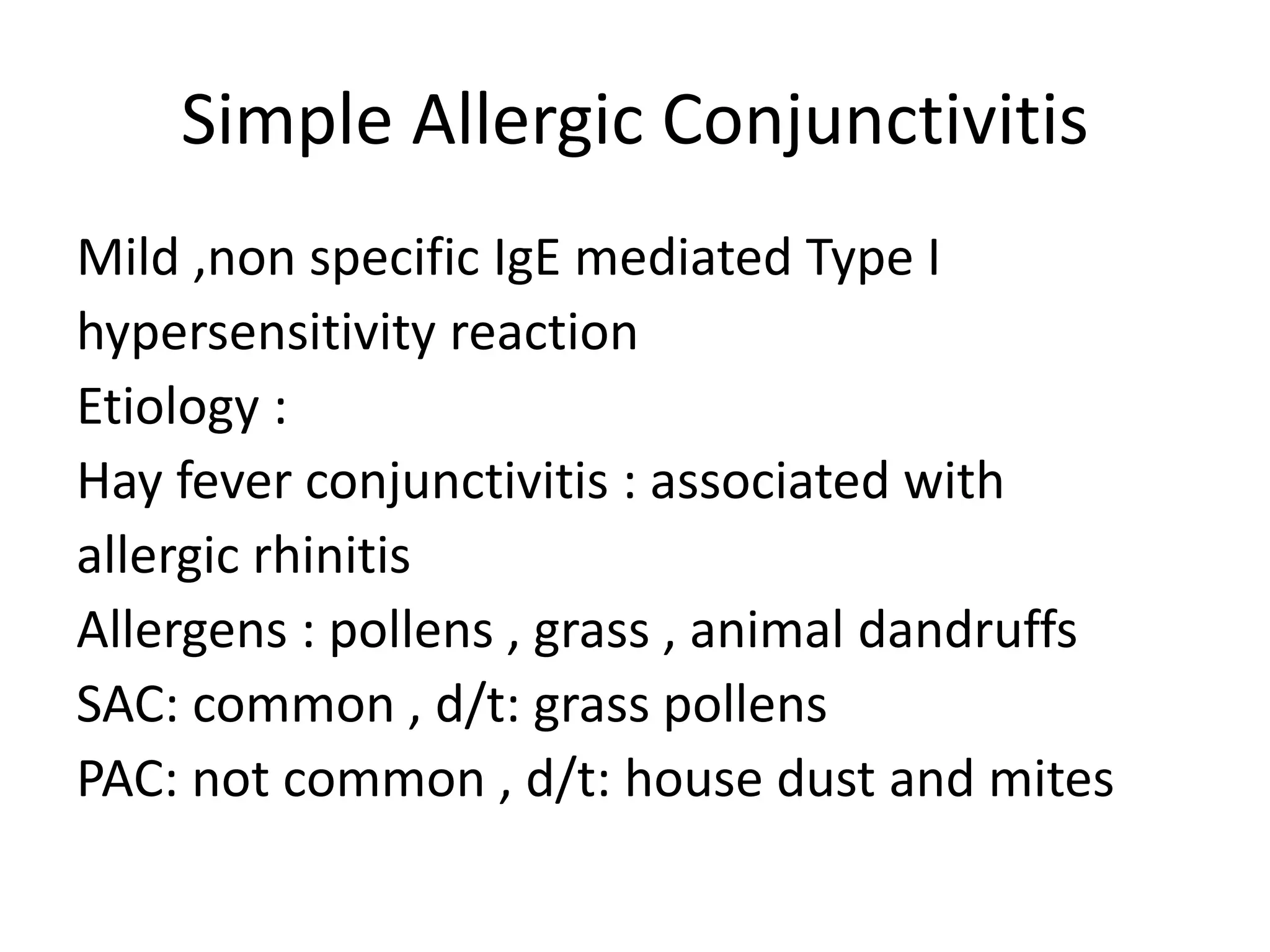 Allergic conjunctivitis | PPTX