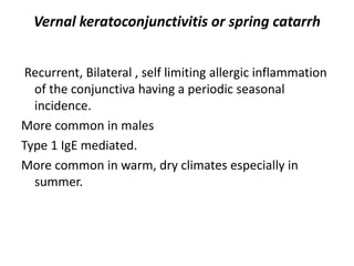 Allergic conjunctivitis | PPTX