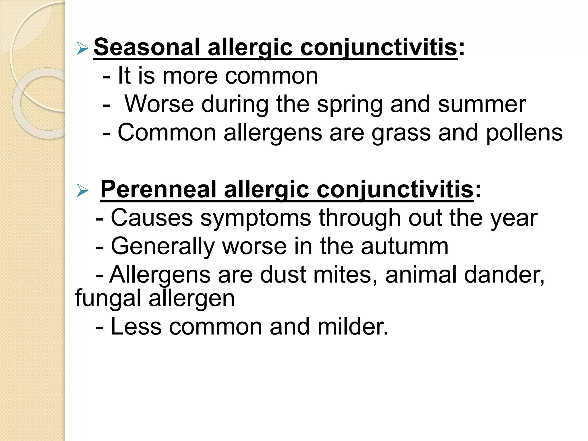 Allergic Conjuntivitis | PPTX
