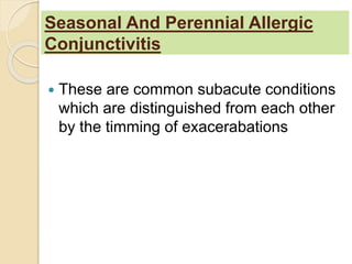 Allergic Conjuntivitis | PPTX