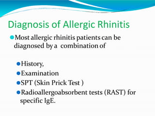 Allergic & Non allergic rhinitis.pptx