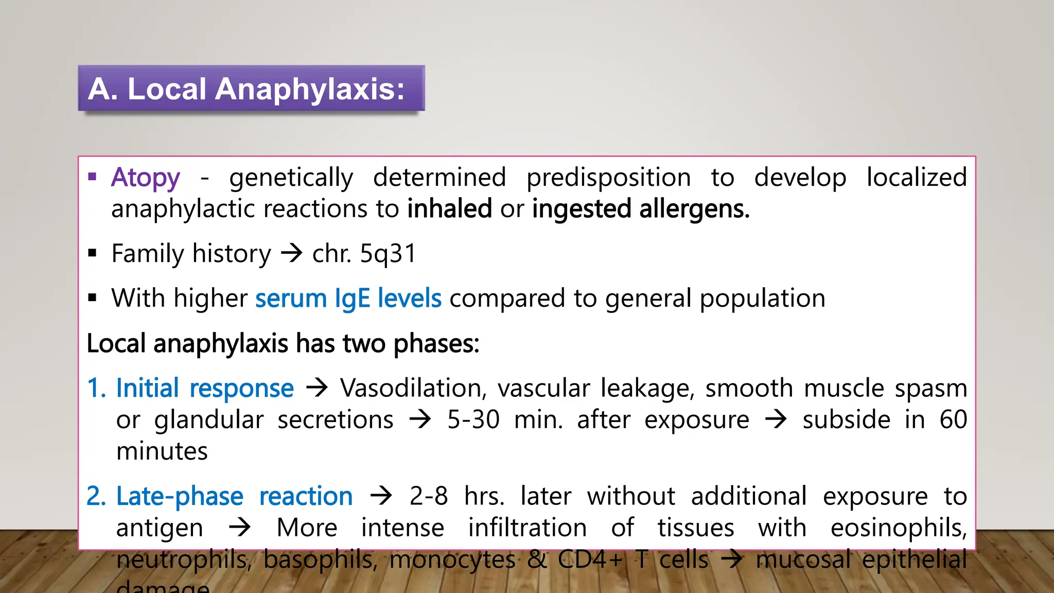 Allergic or Hypersensitivity Reactions.pptx | Allergies | Diseases and ...