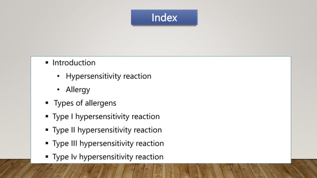 Allergic or Hypersensitivity Reactions.pptx | Allergies | Diseases and Conditions