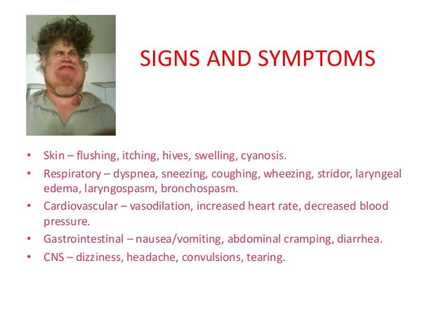 What Are The Symptoms Of An Allergic Reaction To Contrast