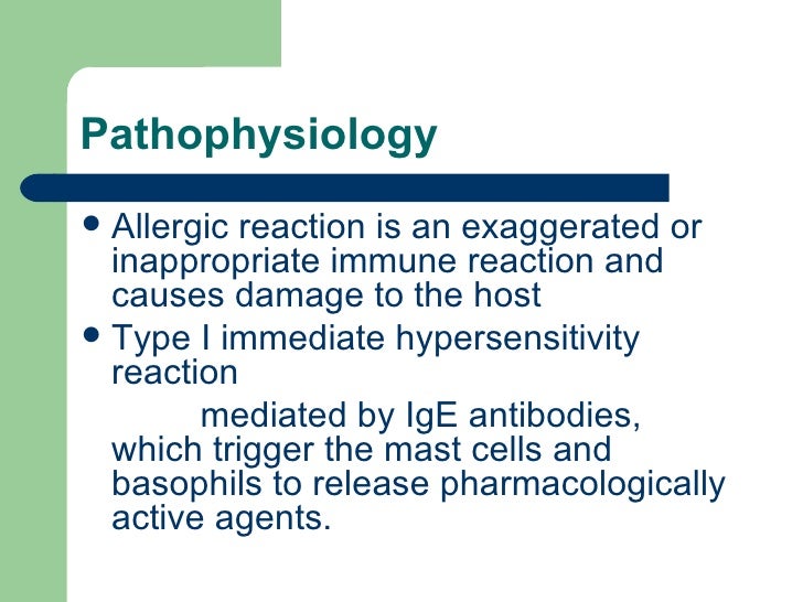 Allergic Rhinitis Pathophysiology