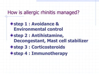 Allergic rhinitis | PDF