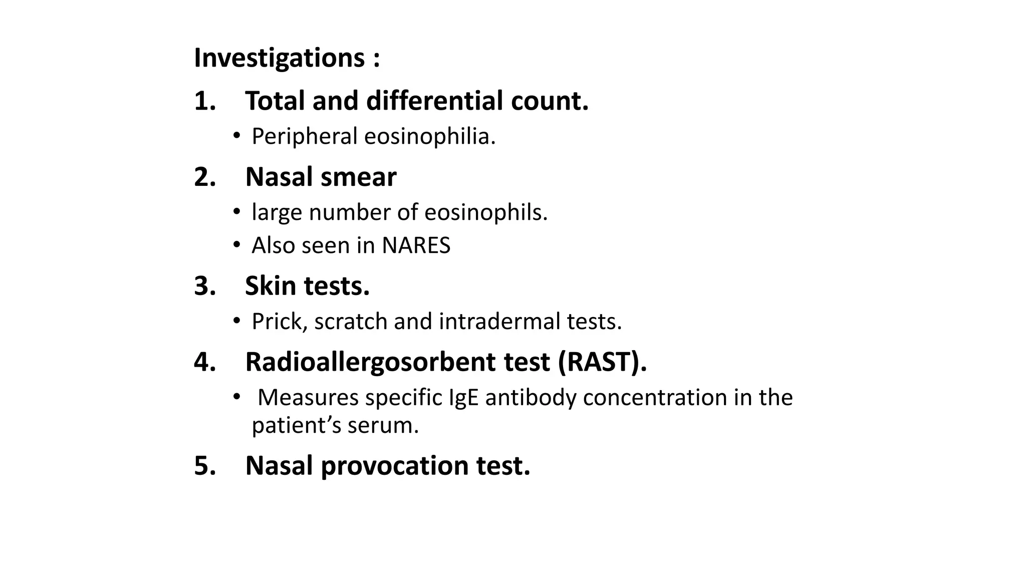 Allergic rhinitis symptoms signs treatment ent ppt | PPTX