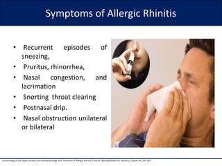 Allergic rhinitis | PPTX