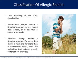Allergic rhinitis | PPTX