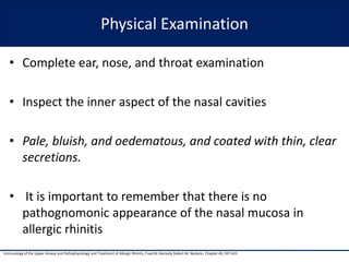 Allergic rhinitis | PPTX