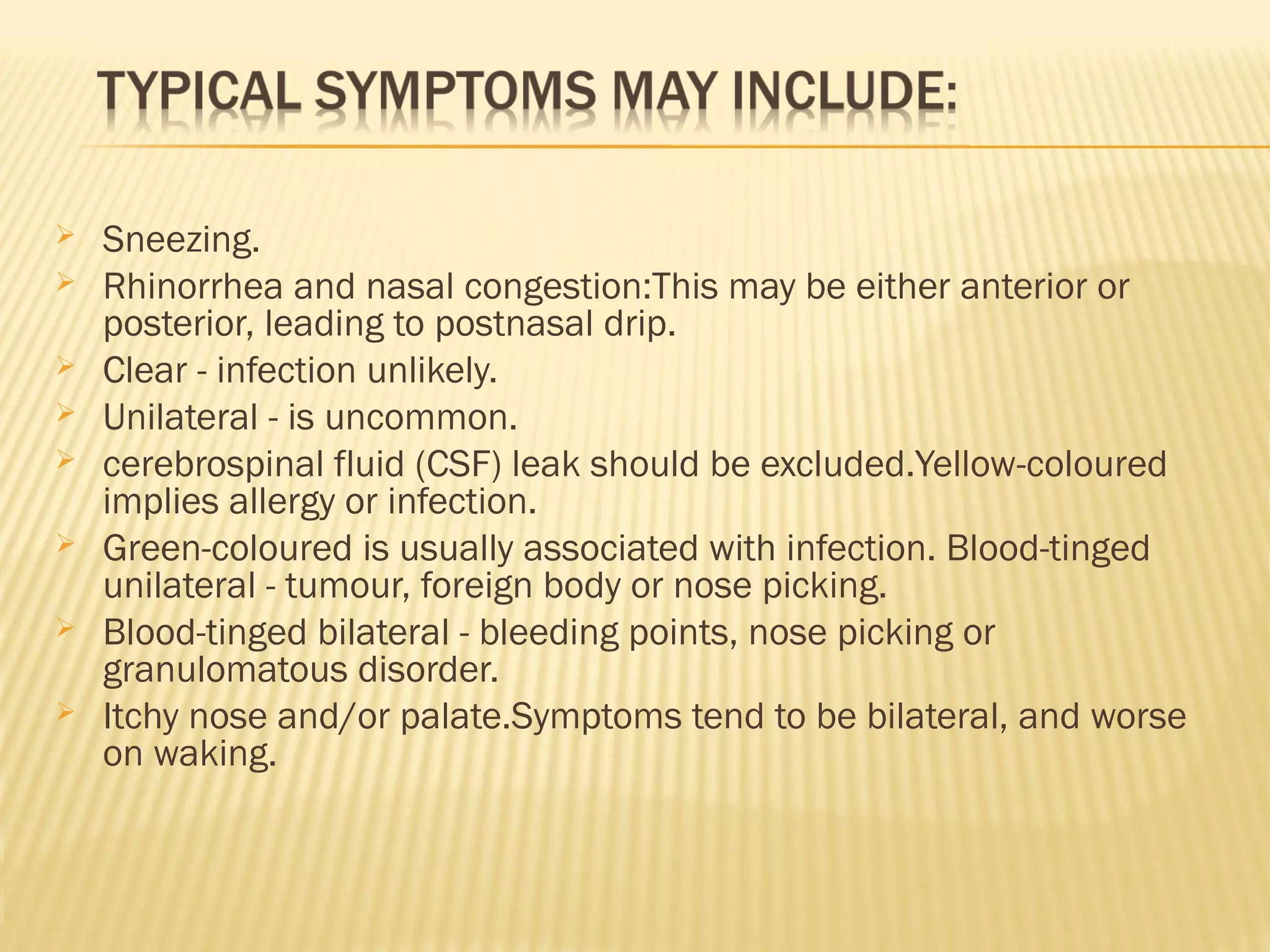 Allergic rhinitis | PPT