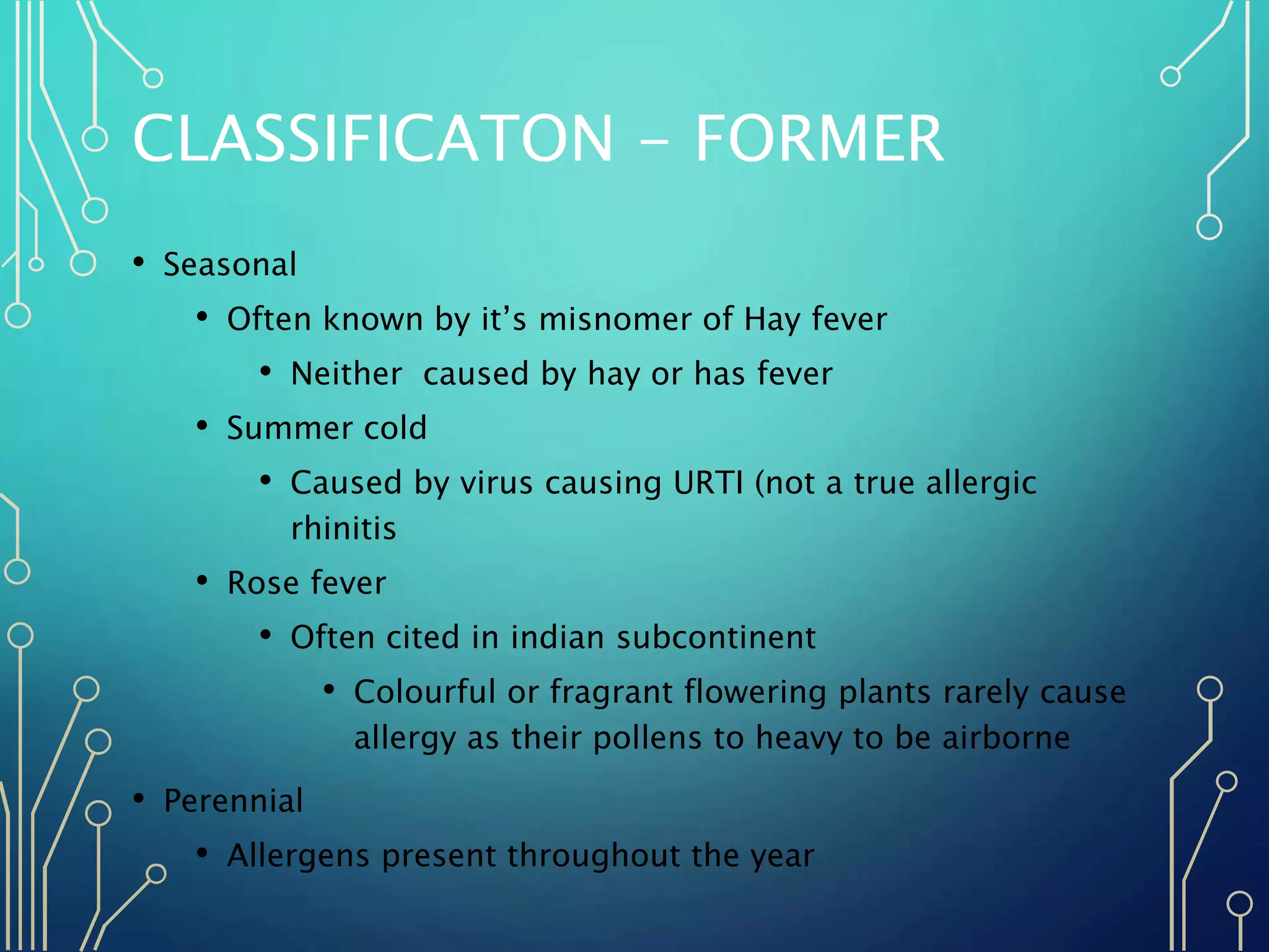 Allergic rhinitis - presentation | PPTX