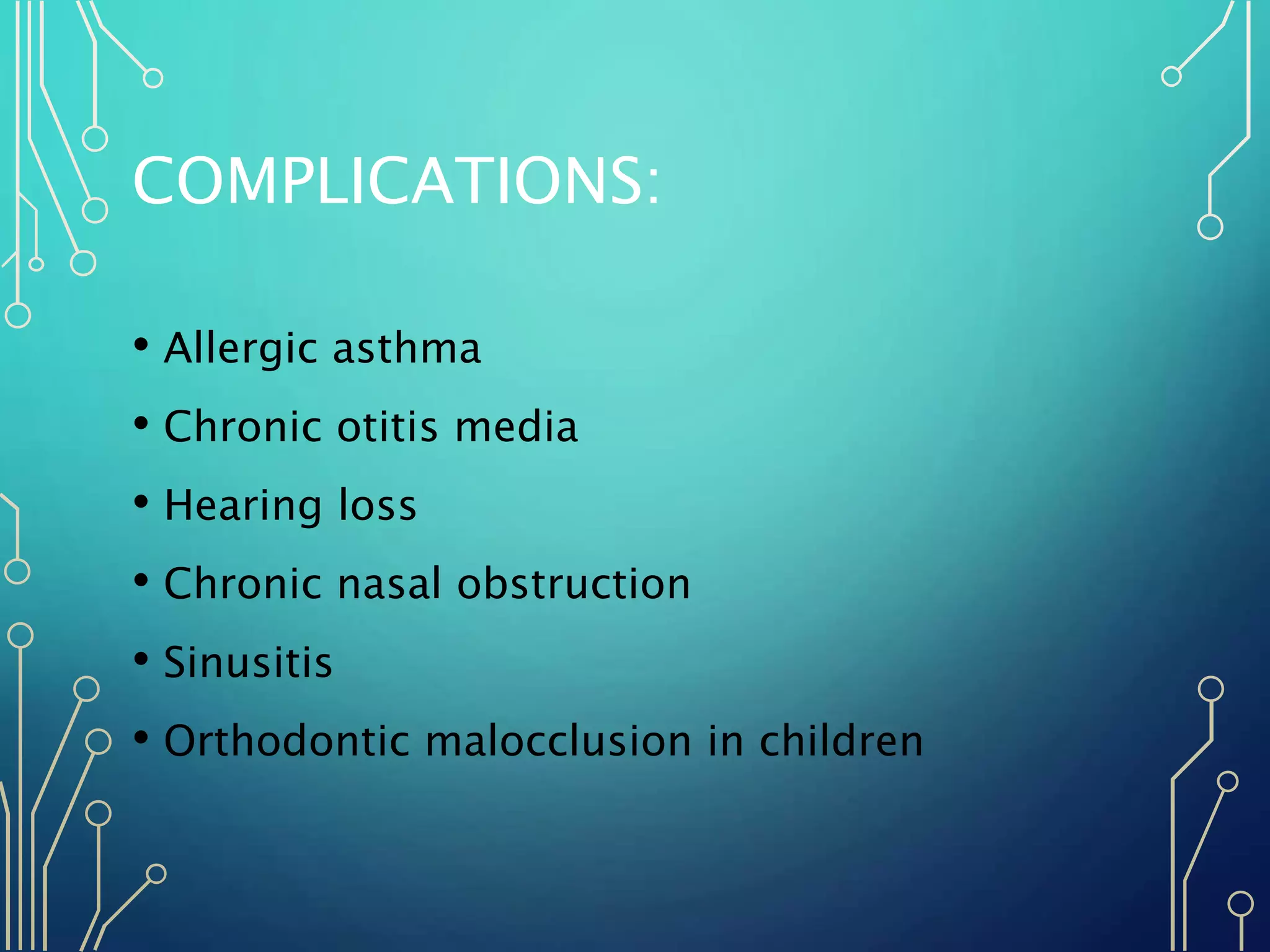 Allergic rhinitis - presentation | PPTX