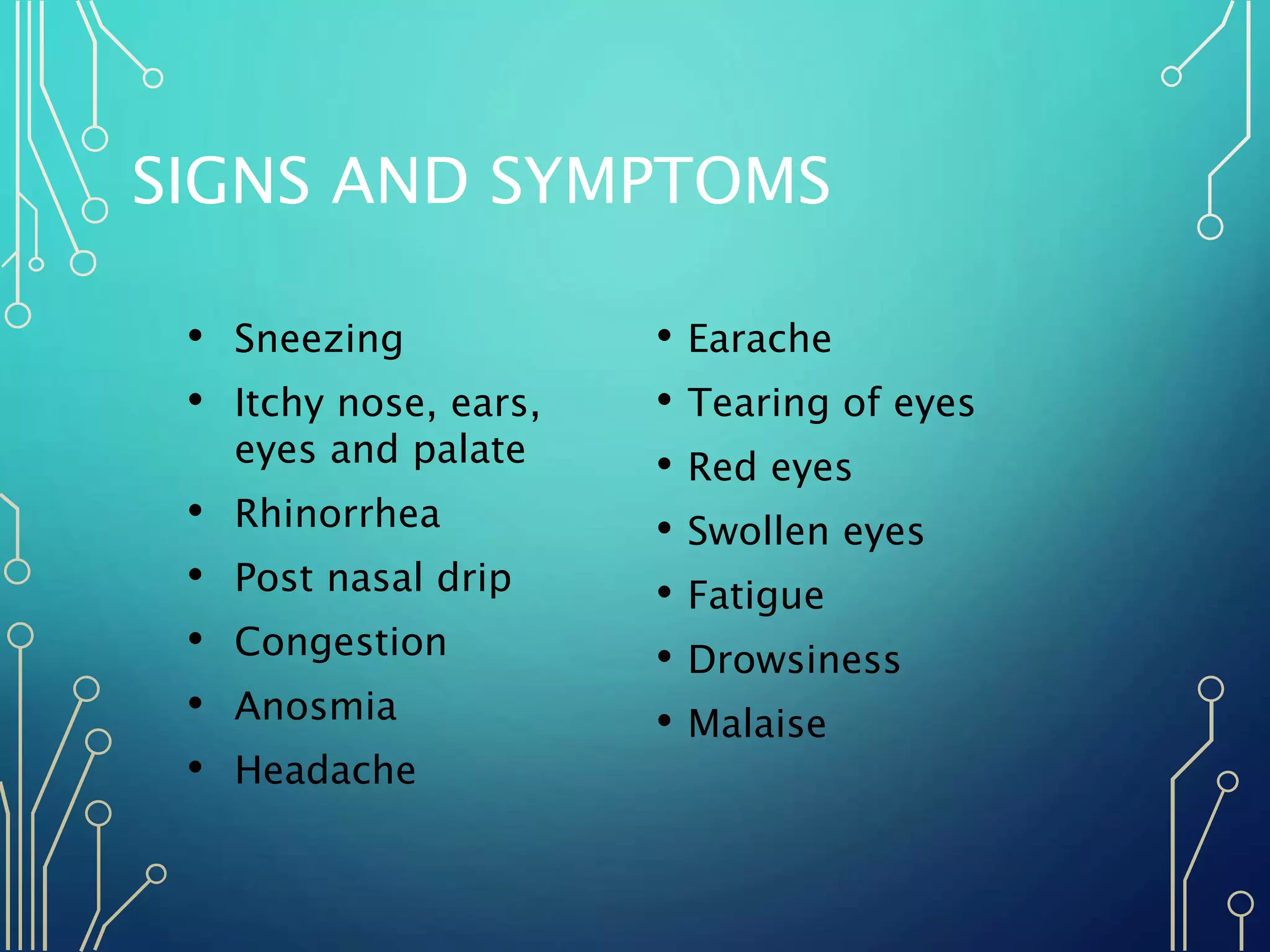 Allergic rhinitis - presentation | PPTX
