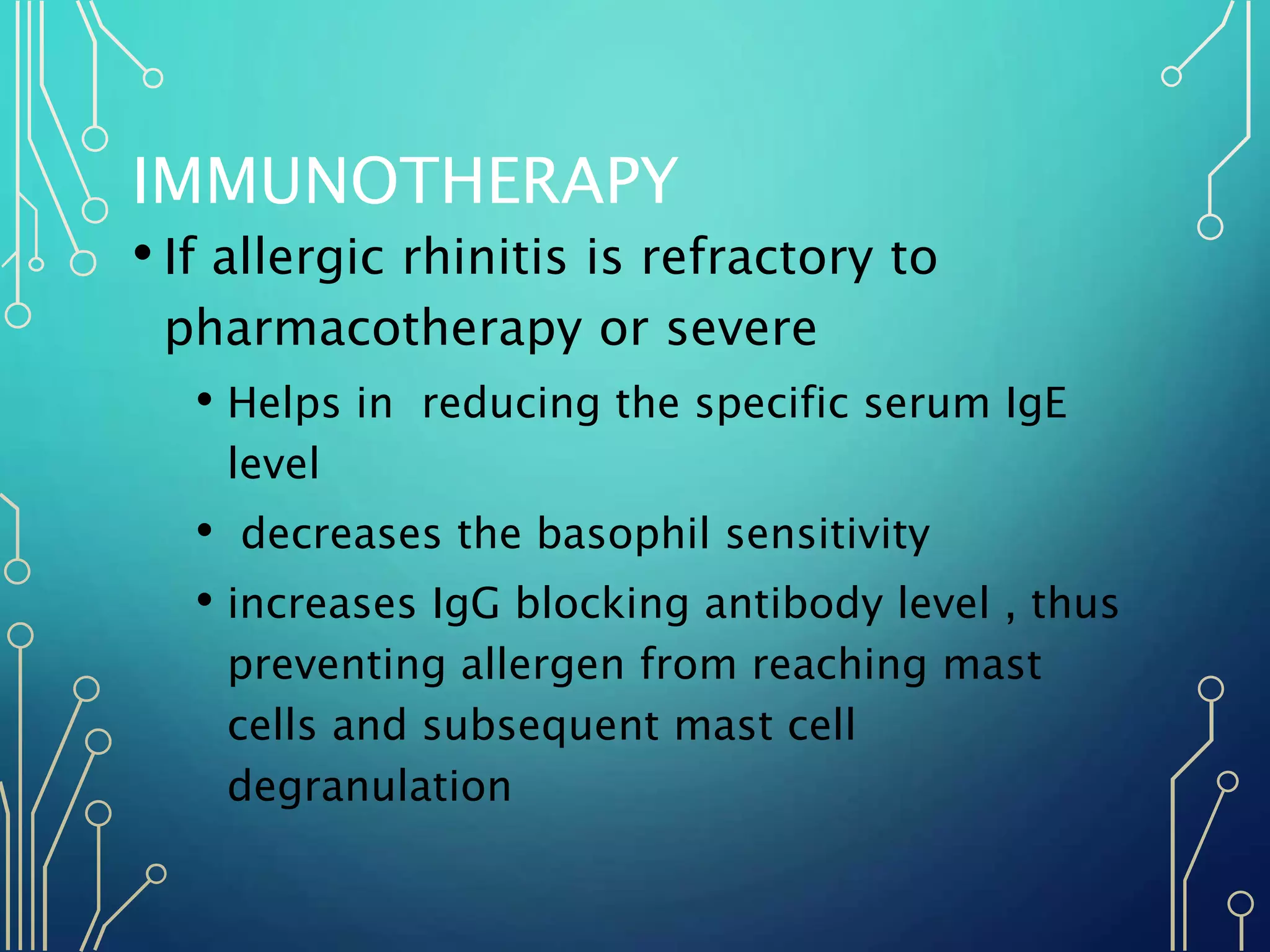 Allergic rhinitis - presentation | PPTX