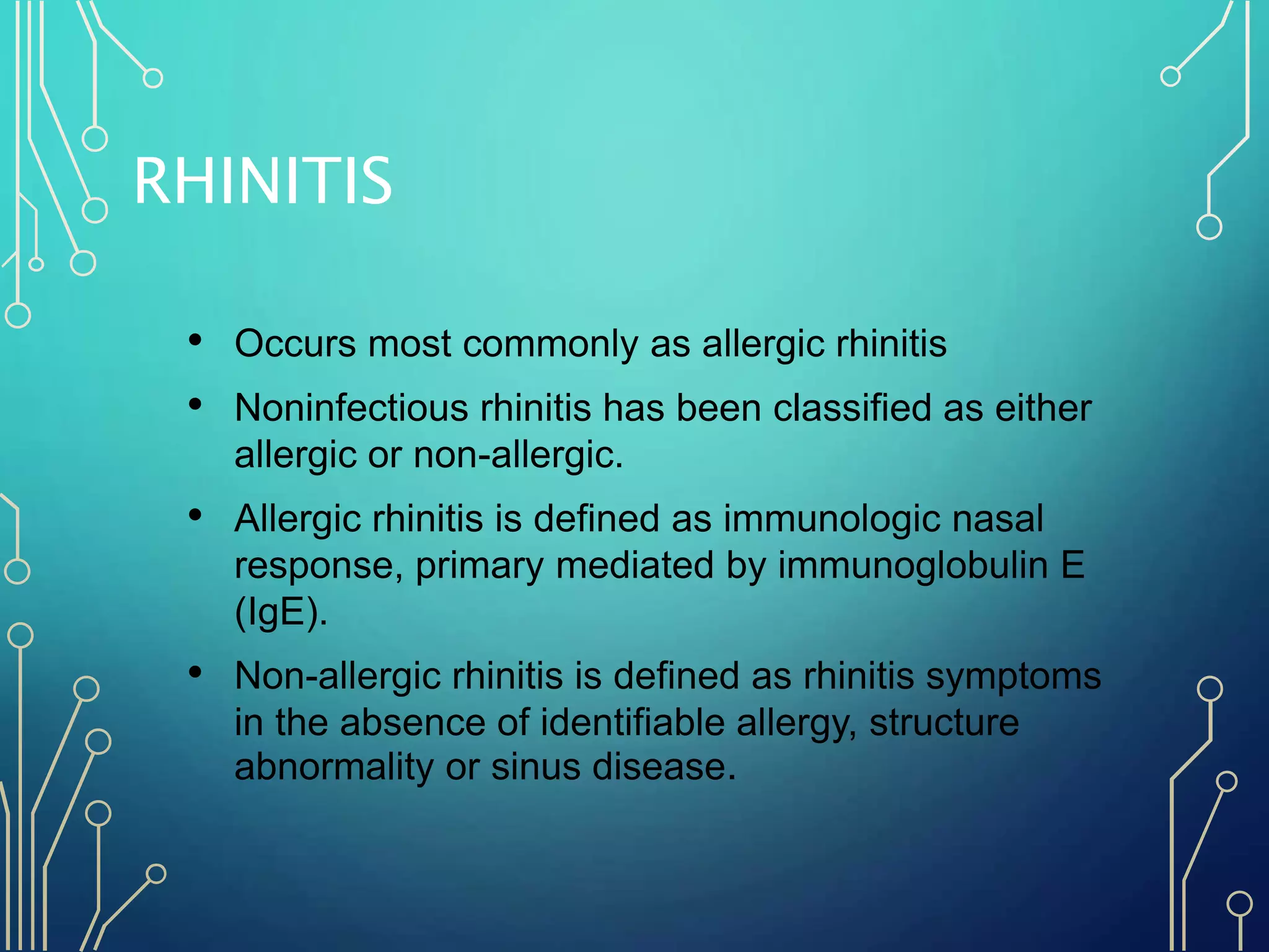 Allergic rhinitis - presentation | PPTX