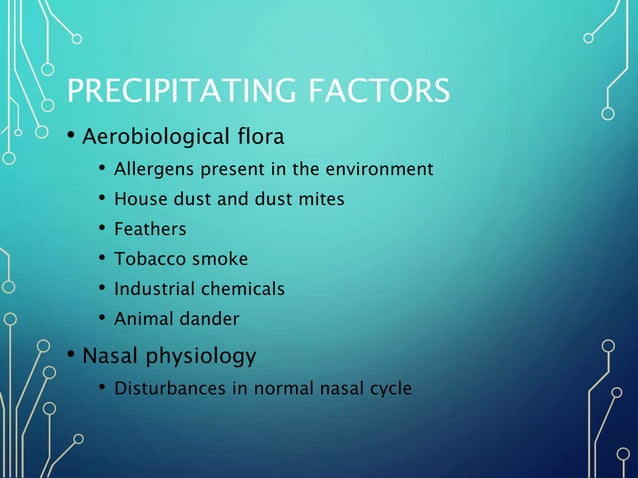 Allergic rhinitis - presentation | PPTX | Allergies | Diseases and ...