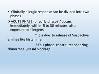 Allergic rhinitis | PPTX