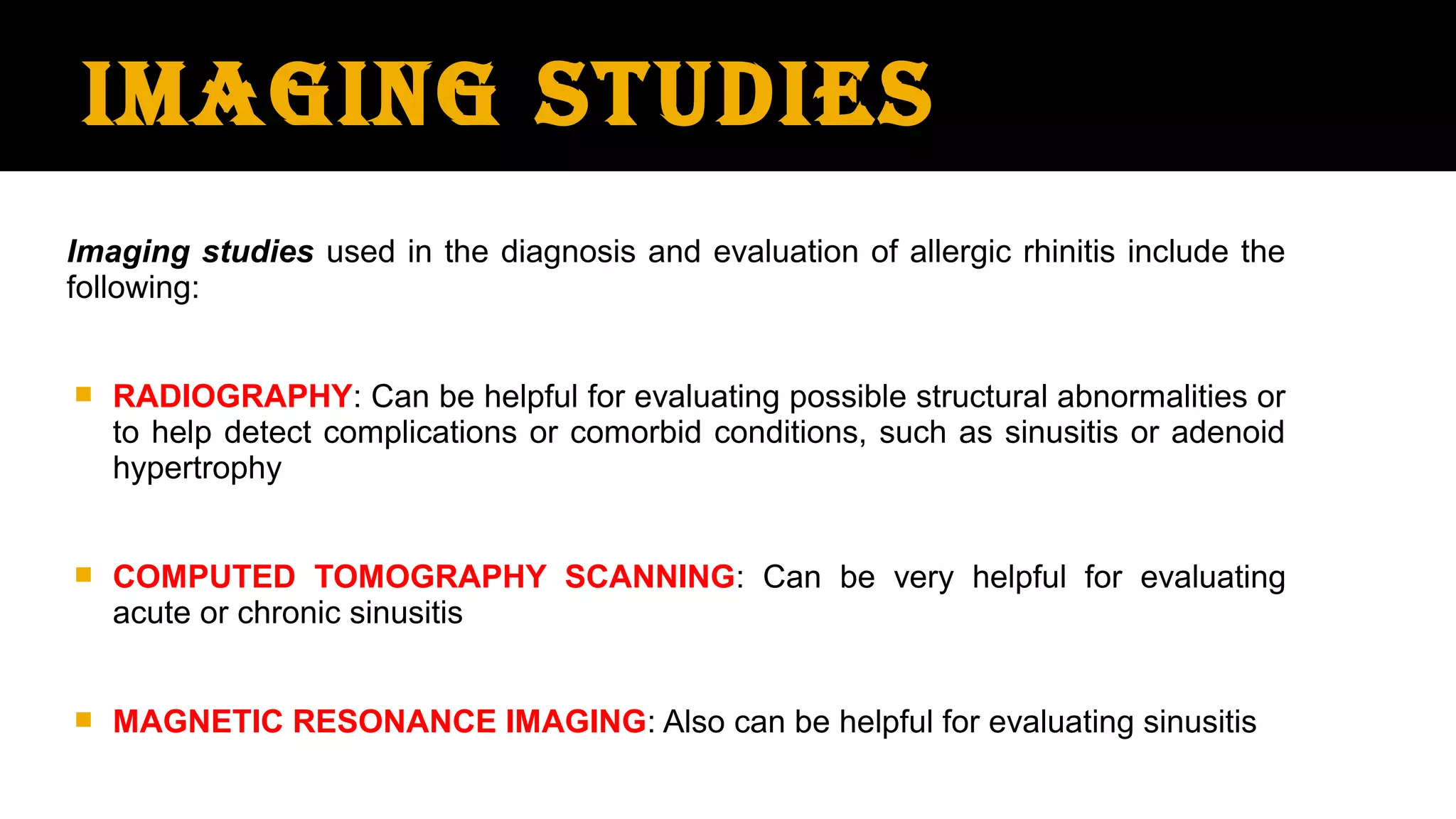 Allergic rhinitis. | PPT