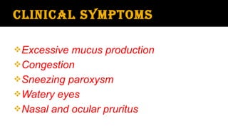 Allergic rhinitis. | PPT