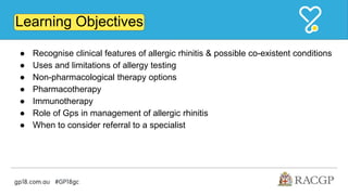 Allergic rhinitis | PPTX