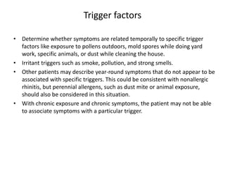 Allergic rhinitis | PPTX