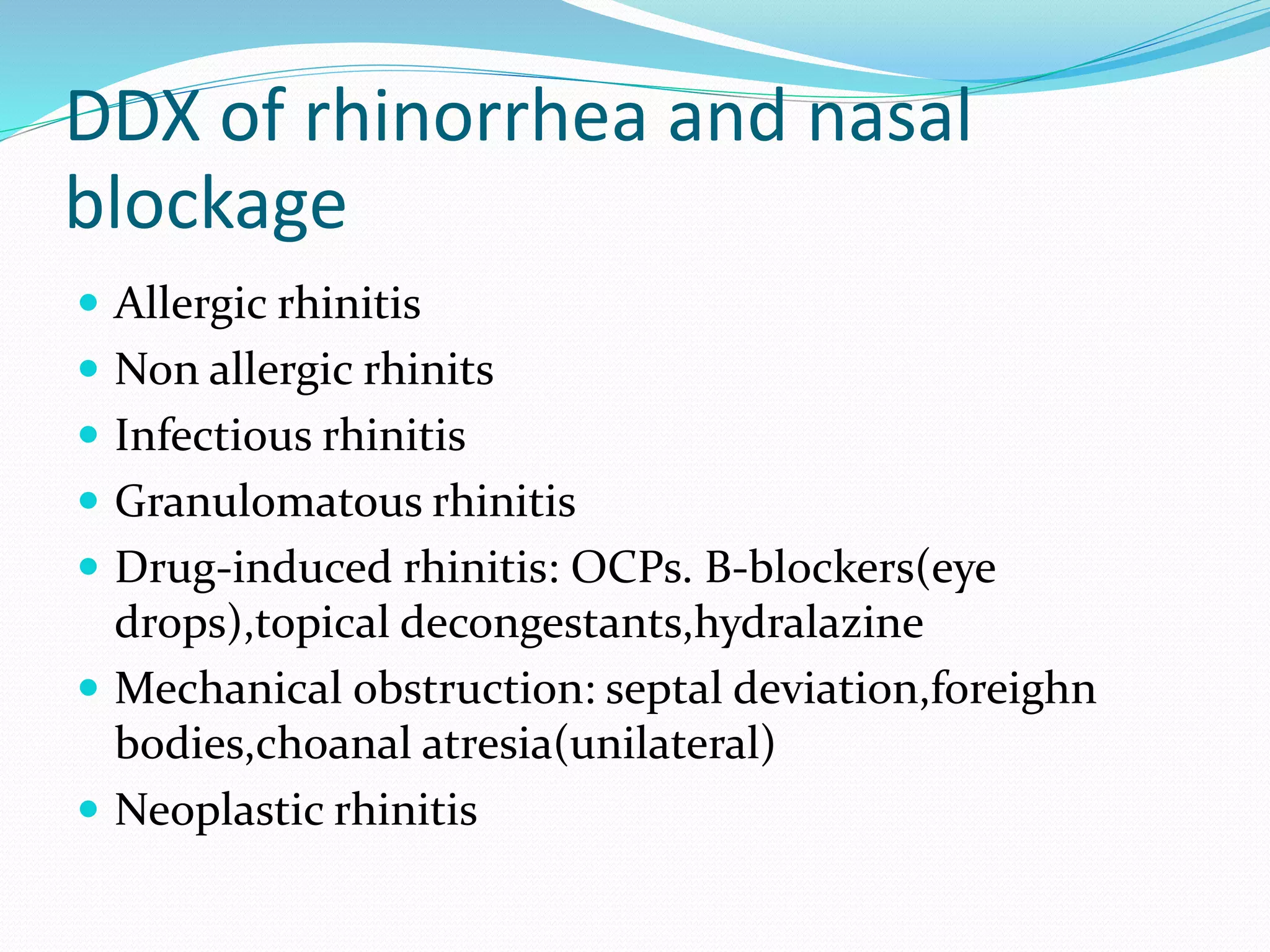 Allergic rhinitis(summarized,informative) | PPTX