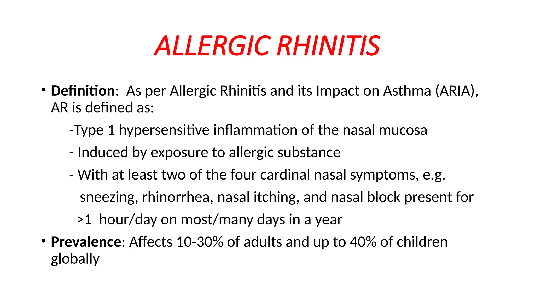 Allergic rhinitis ,Atopic dermatitis, urticaris | PPTX