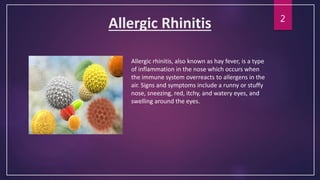 ALLERGIC RHINITIS | PPTX