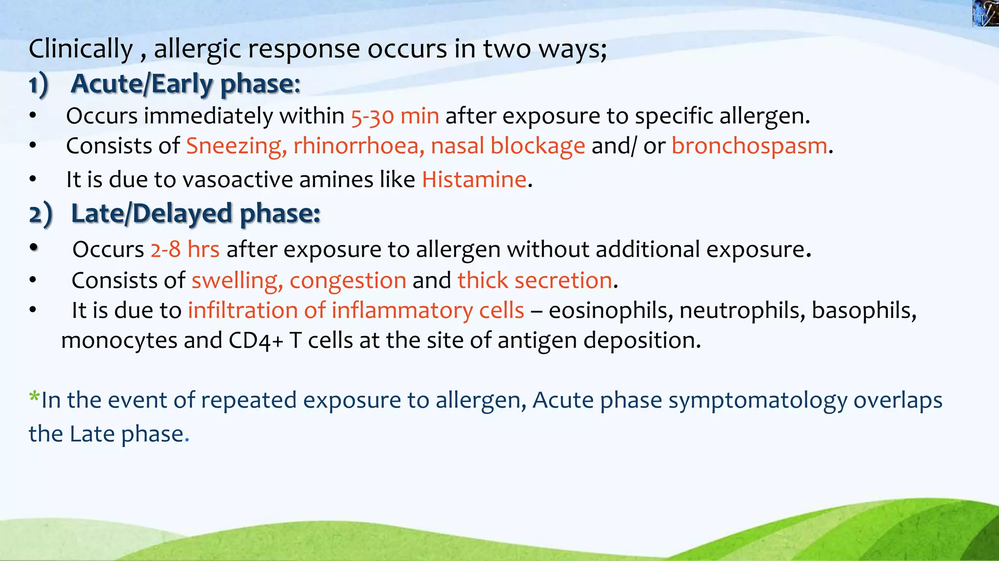 Allergic rhinitis ppt 2018 | PPTX
