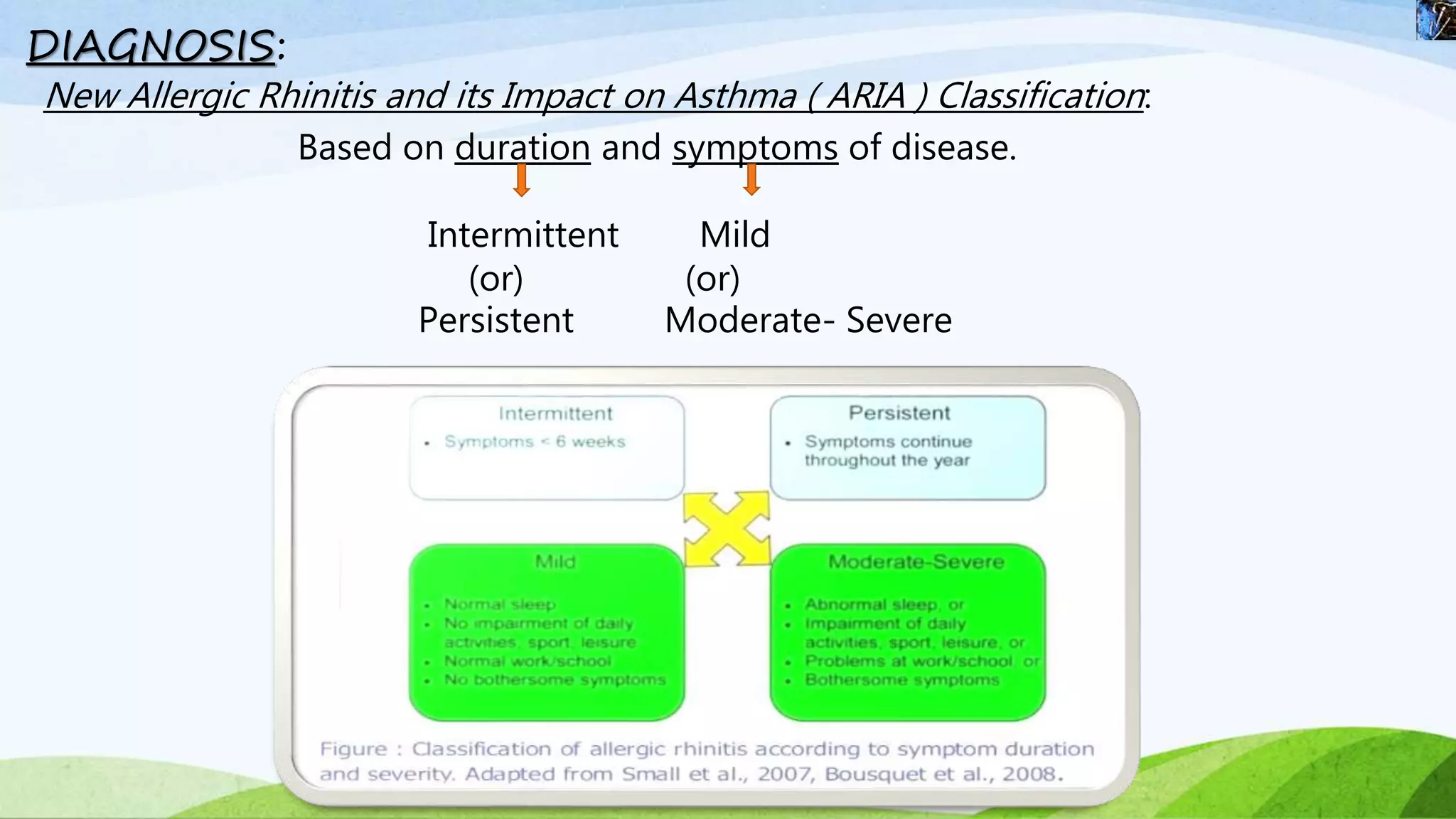 Allergic rhinitis ppt 2018 | PPTX