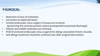 Allergic rhinitis ppt 2018 | PPTX