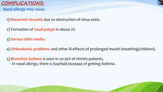 Allergic rhinitis ppt 2018 | PPTX