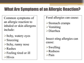 Allergies | PPTX
