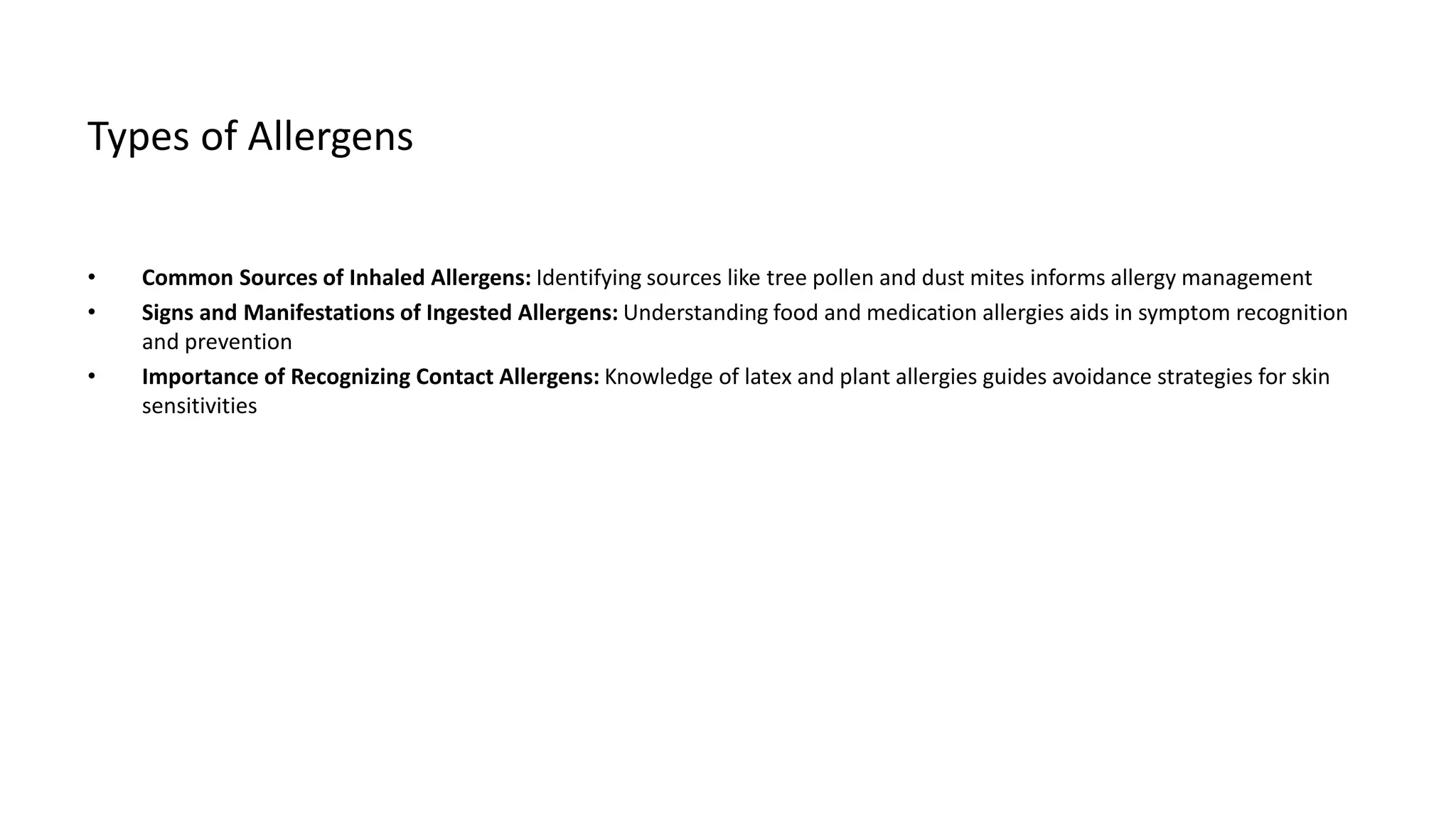 Allergies and natural Allergens Overview | PPTX | Allergies | Diseases ...