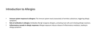 Allergies and natural Allergens Overview | PPTX | Allergies | Diseases ...