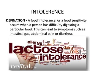 Allergies and intolerances | PPTX