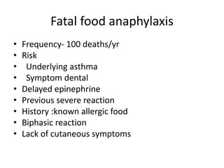 Allergies due to food | PPT