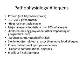Allergies due to food | PPTX