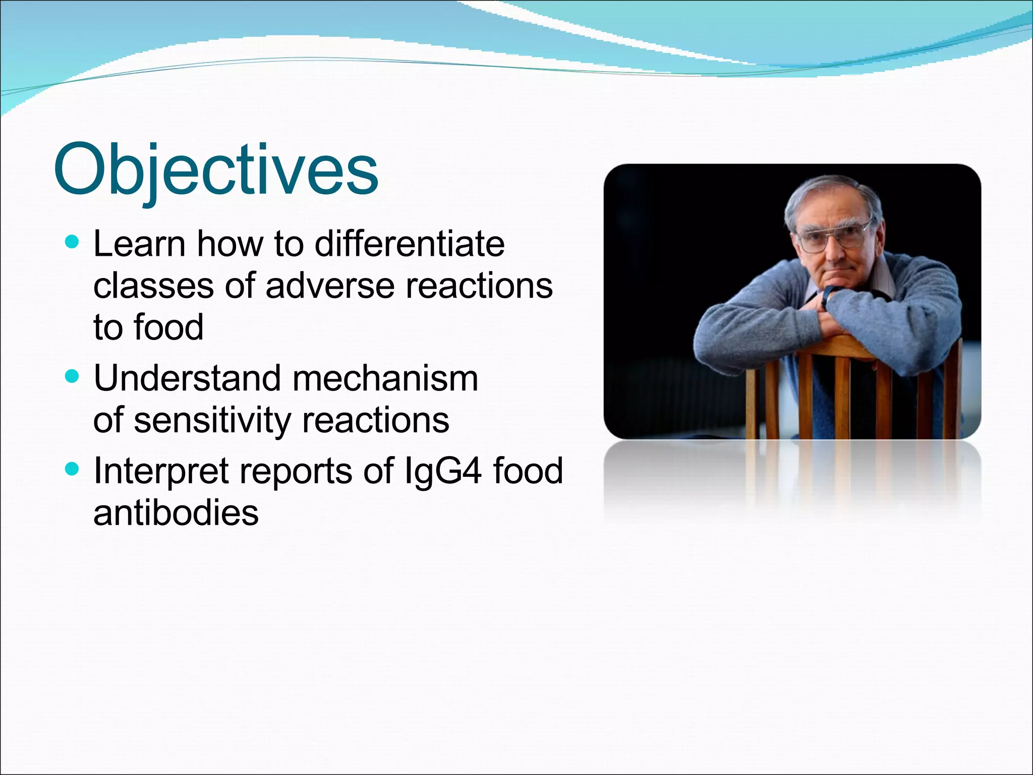 Food “Allergy” Testing for Adverse Food Reactions | PPT
