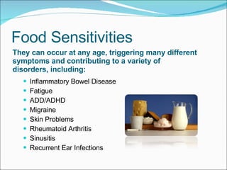 Food “Allergy” Testing for Adverse Food Reactions | PPT
