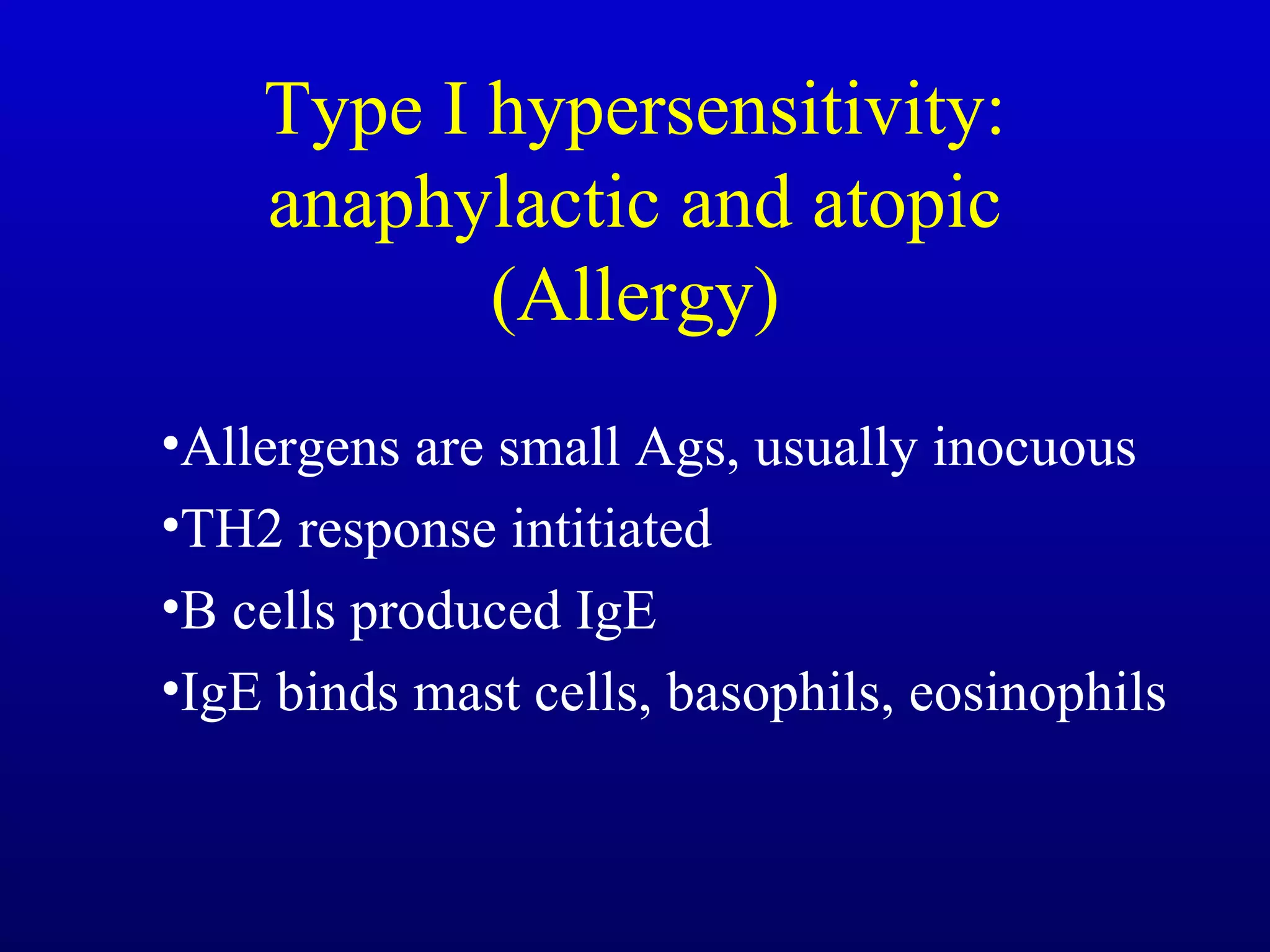 Allergy and Hypersensitivity | PPT