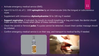 Dental Managment Of Allergy | PPTX