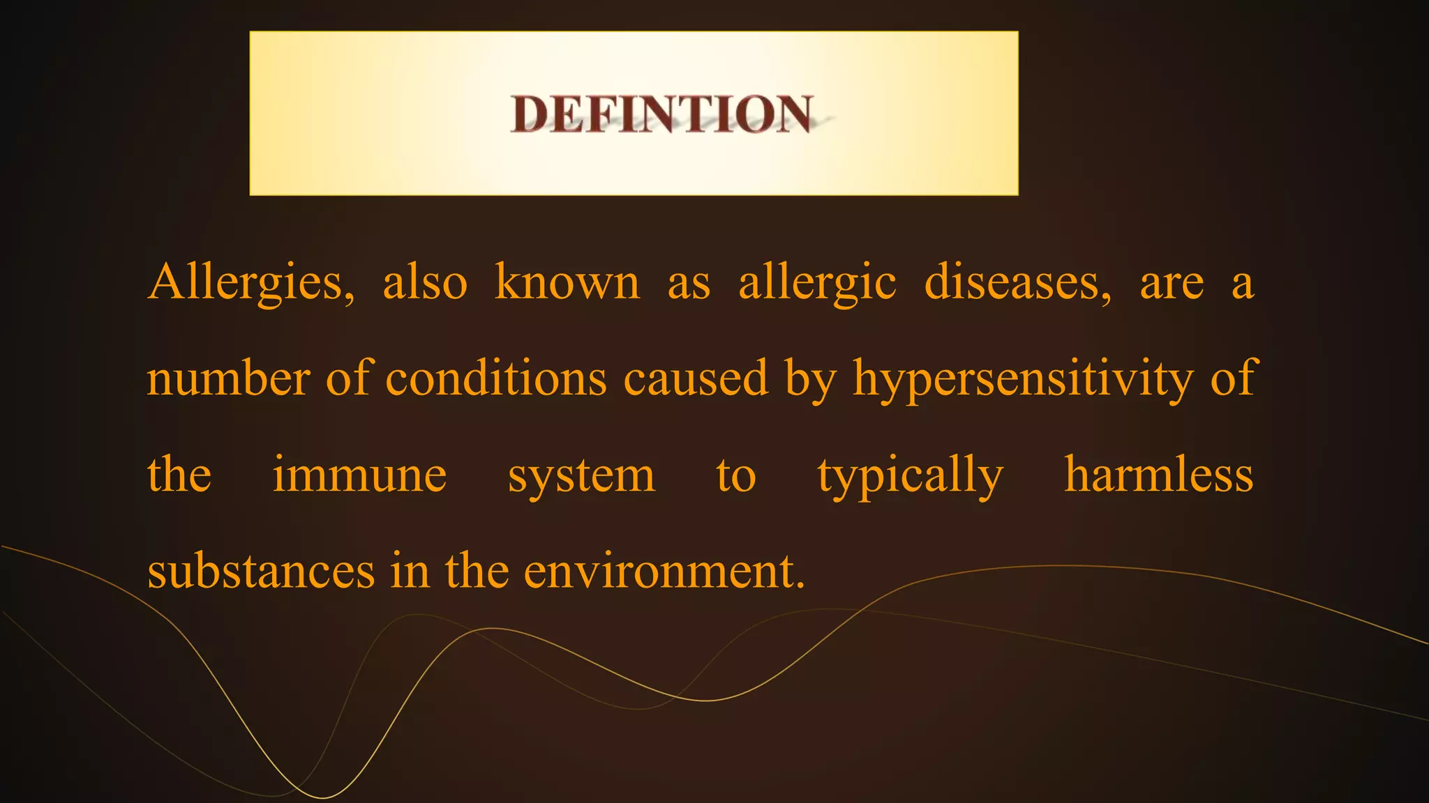 allergy.pptx | Allergies | Diseases and Conditions