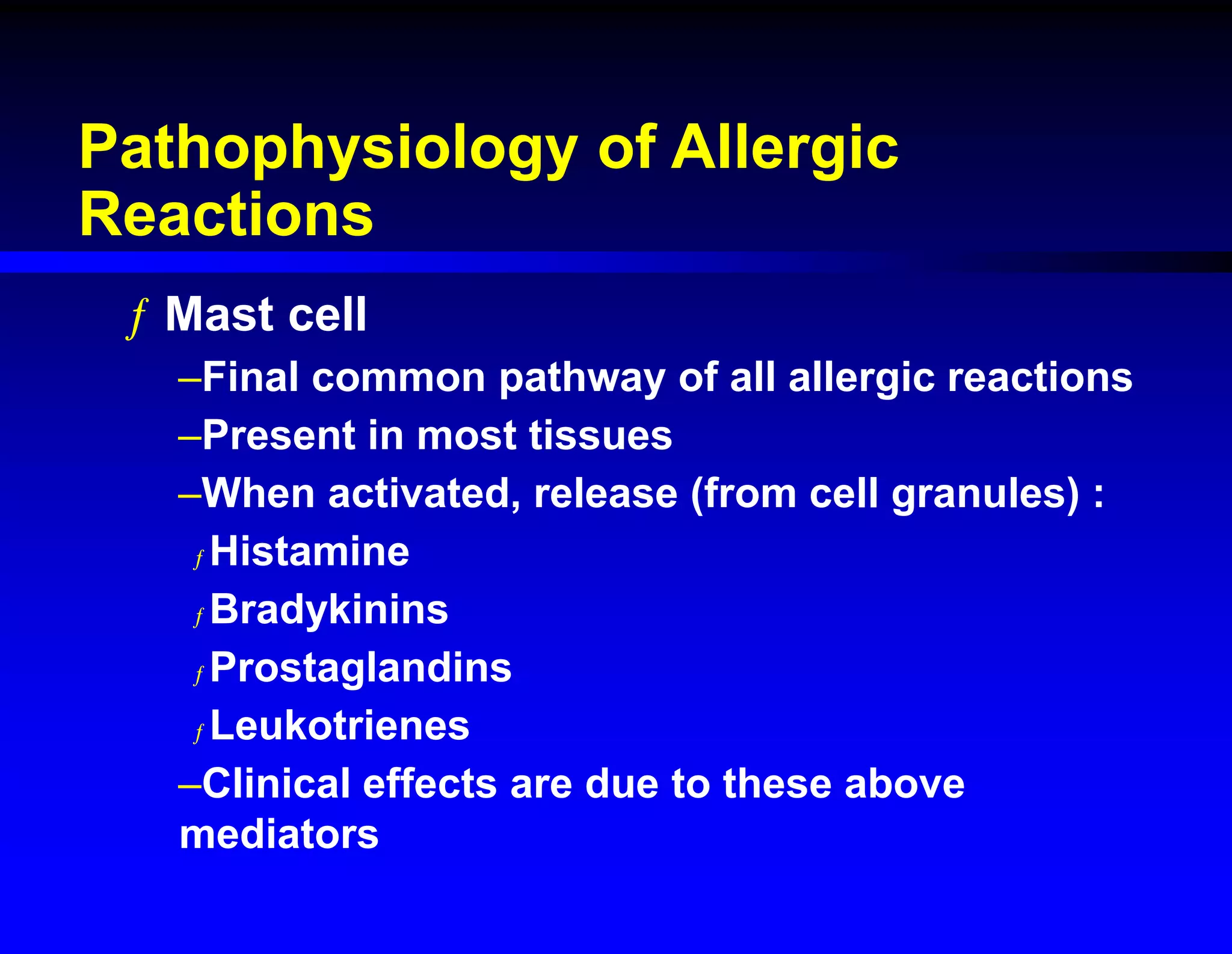 allergy.ppt | Allergies | Diseases and Conditions