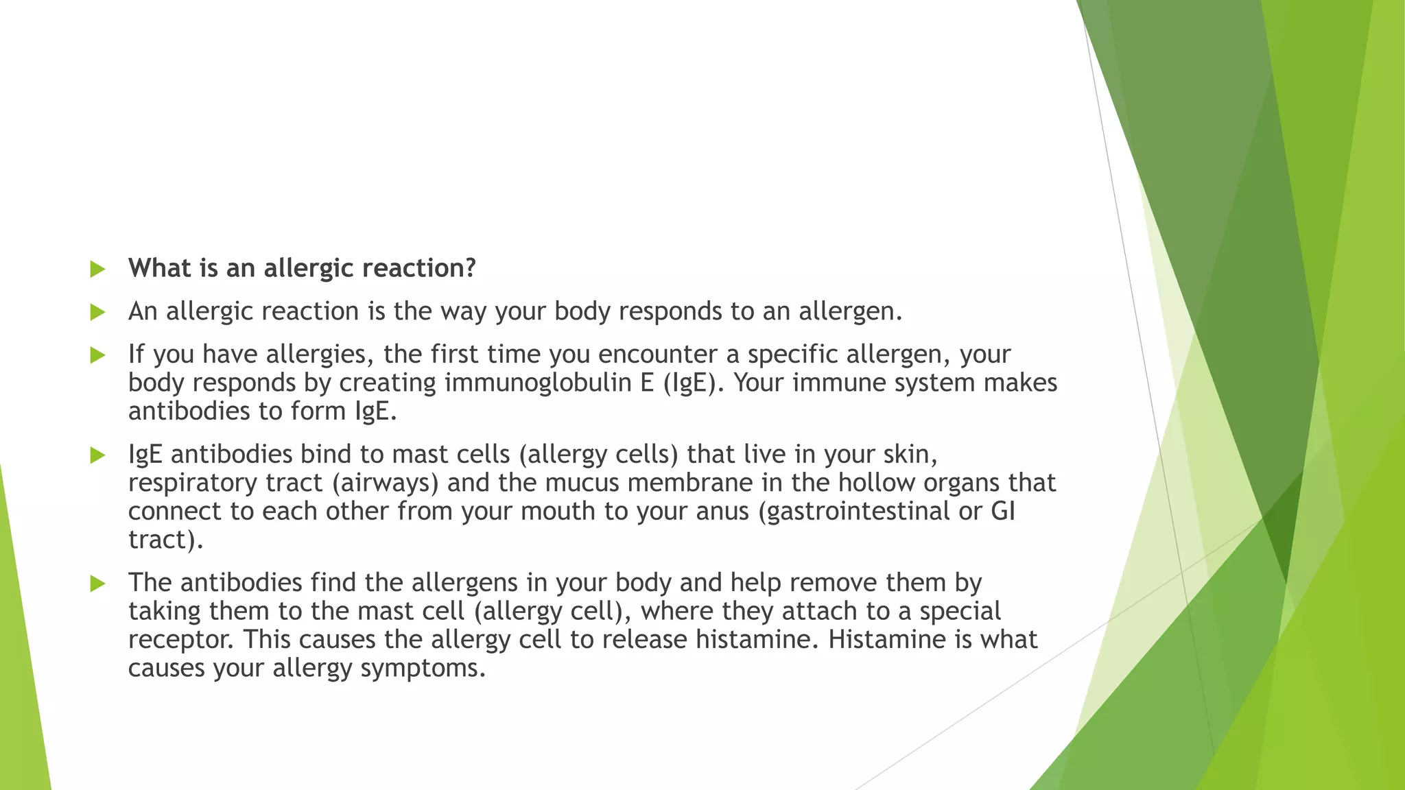 Allergy.pptx | Allergies | Diseases and Conditions