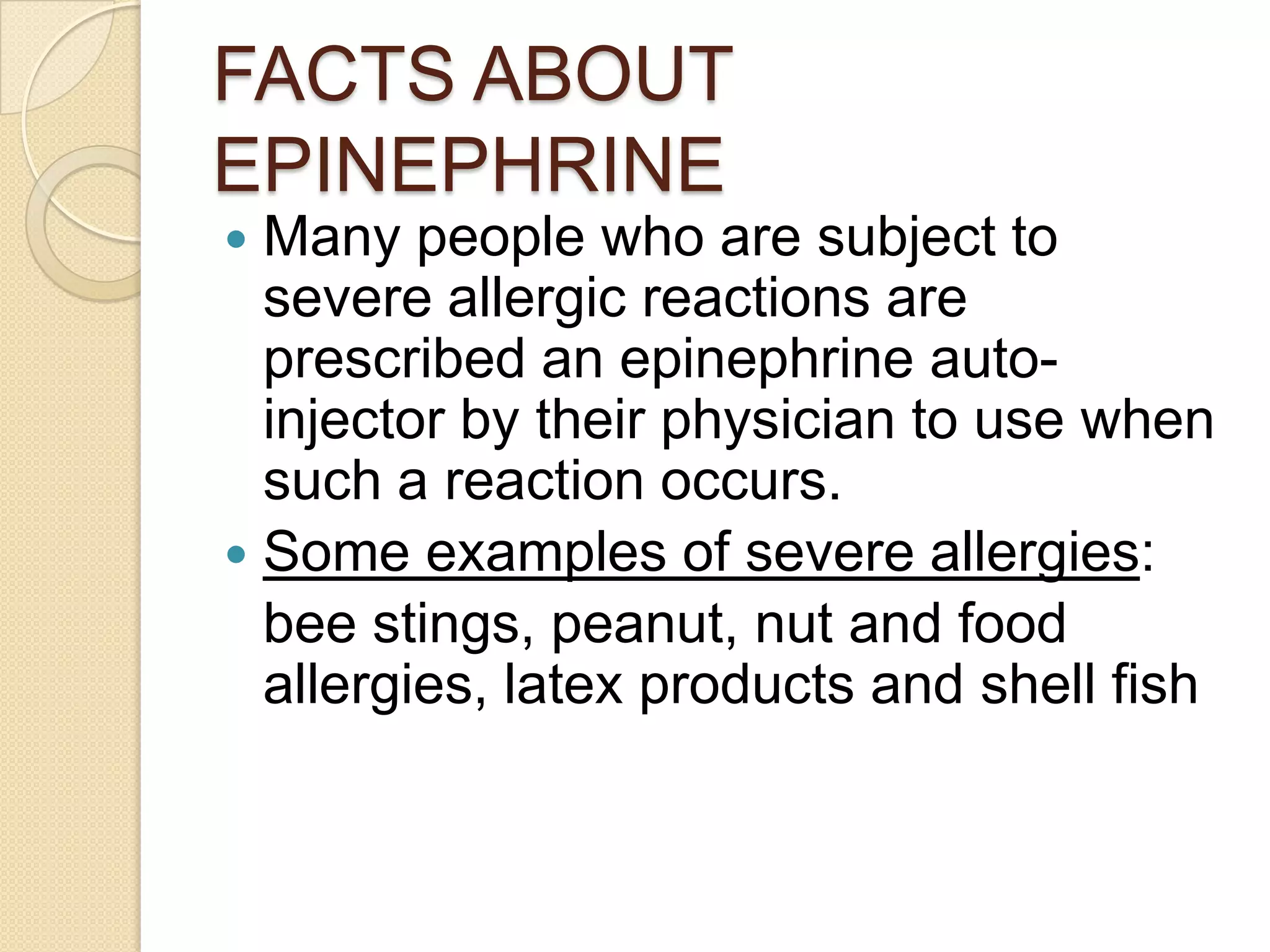 Allergy and epi pen | PPTX