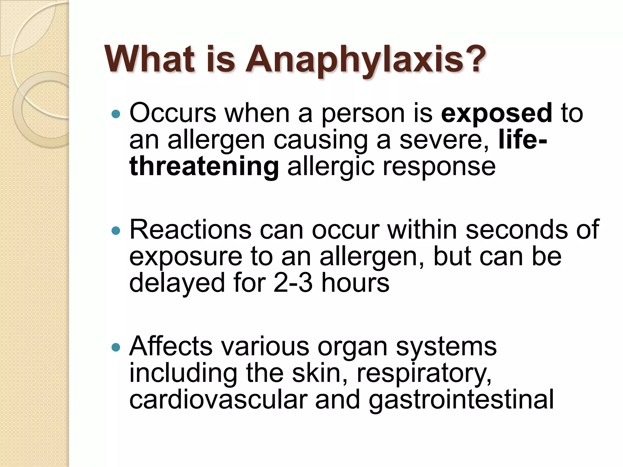 Allergy and epi pen | PPTX