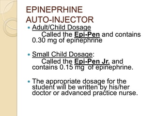 Allergy and epi pen | PPTX
